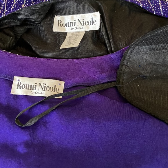 Ronni Nicole | Dresses | Vintage Dress Ronni Nicole By Ouida 2 Pc ...